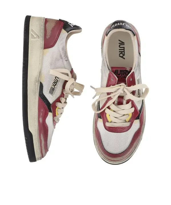 AUTRY Distressed Low-top Sneakers
