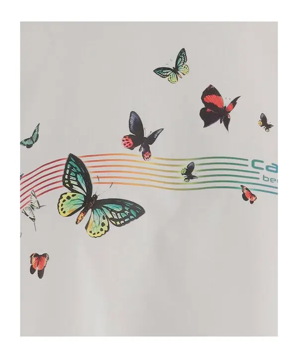 Casablanca Cropped Logo Printed T-shirt