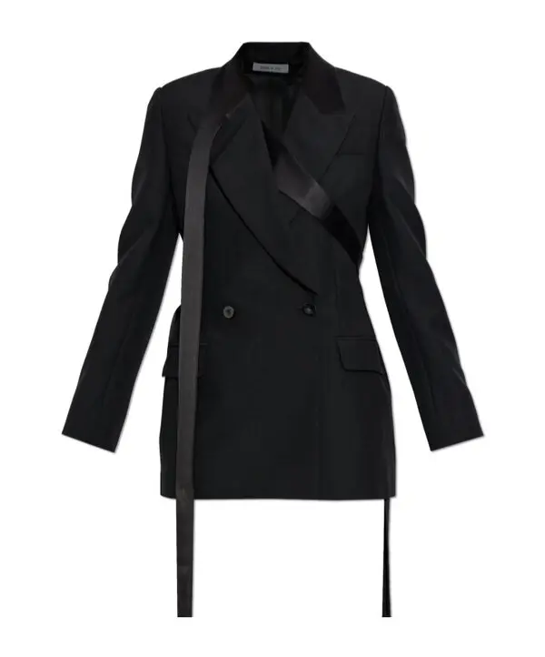 Alexander McQueen Double-breasted Blazer With Strap Detail