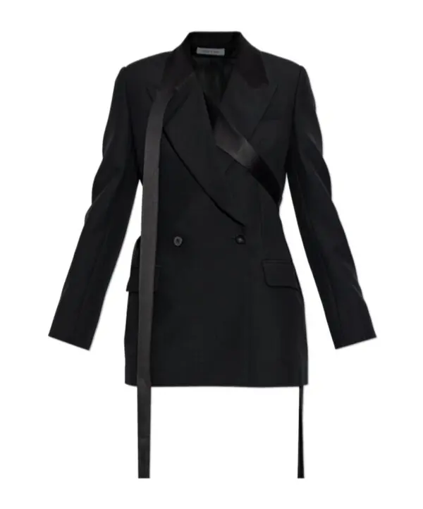Alexander McQueen Double-breasted Blazer With Strap Detail