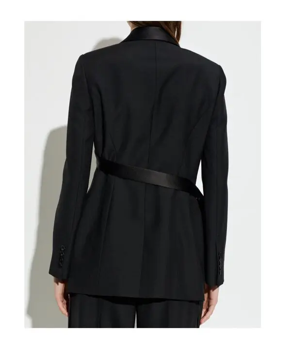Alexander McQueen Double-breasted Blazer With Strap Detail