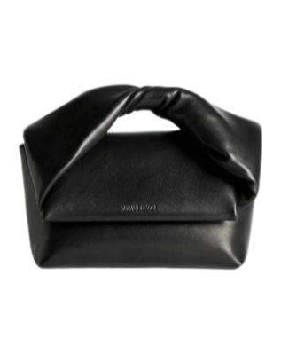 J.W.ANDERSON Twister Logo Debossed Medium Tote Bag - Black