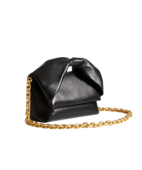 J.W.ANDERSON Twister Logo Debossed Medium Tote Bag - Black