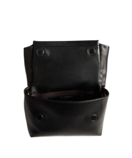 J.W.ANDERSON Twister Logo Debossed Medium Tote Bag - Black