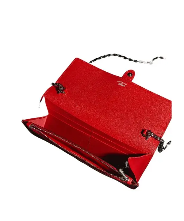 Gucci Jackie Wallet On Chain - Red