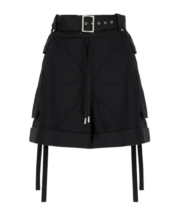 Alexander McQueen Belted Cargo Shorts - Black