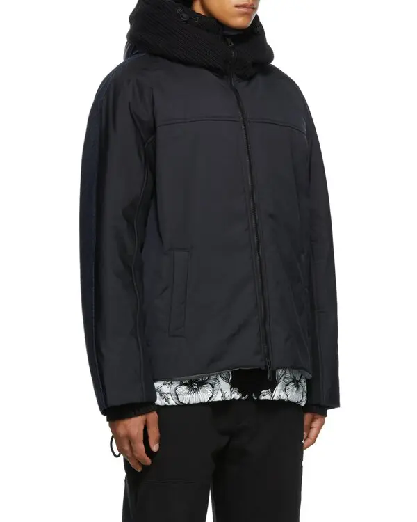 Valentino Garavani Contrast Hooded Jacket