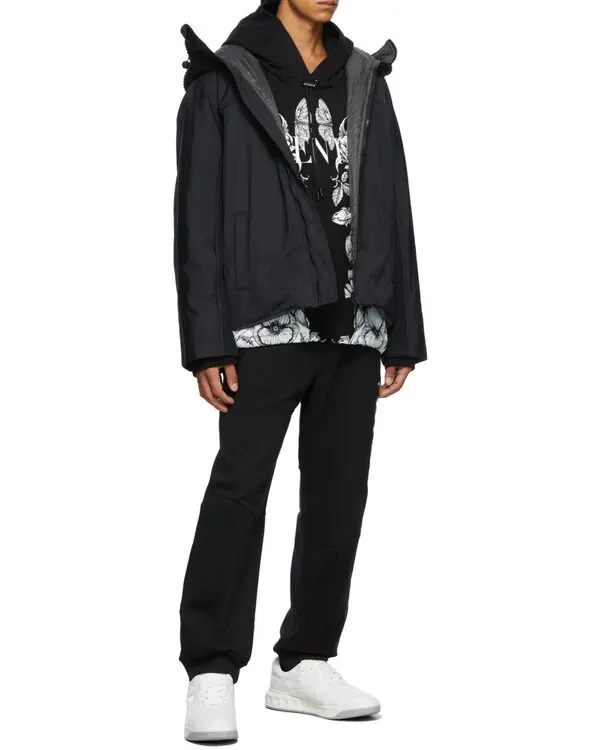 Valentino Garavani Contrast Hooded Jacket