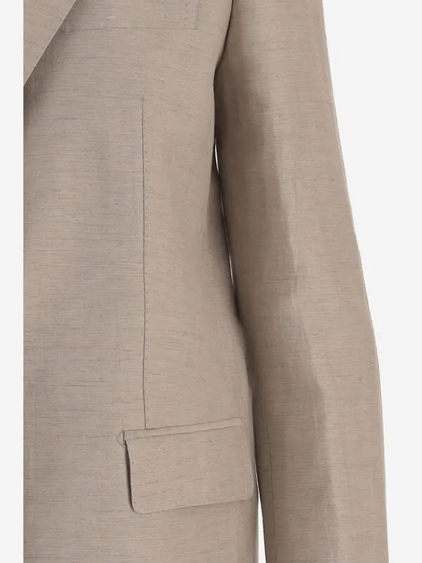 Tagliatore Single-breasted Tailored Jacket - Nude