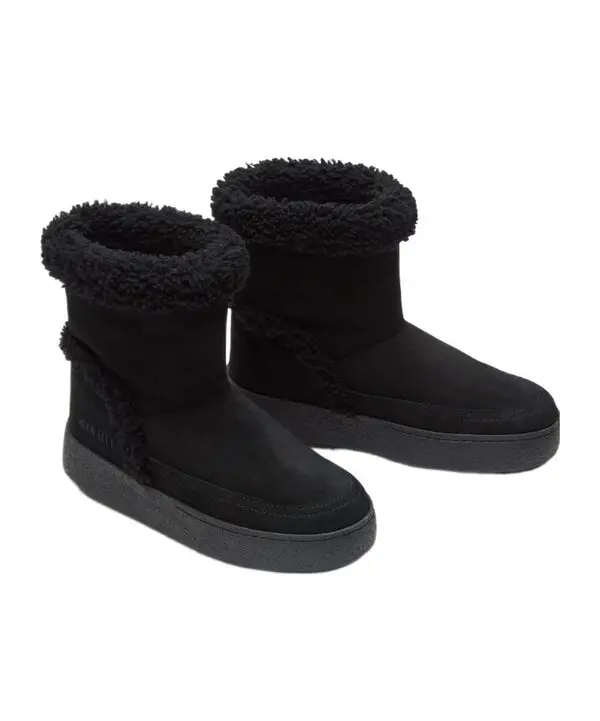 Moon Boot Ankle Boots With Embossed Logo - Black