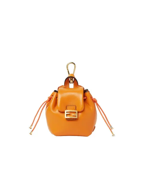 Fendi Nano Backpack Charm - Orange