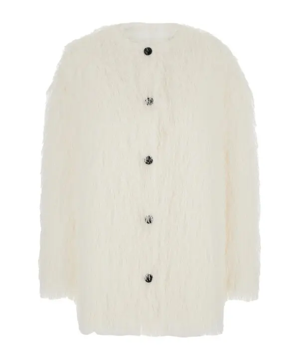 Loulou De Saison Filipo Fringe Jacket - White