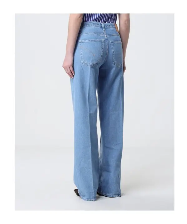 DONDUP Jacklyn Straight Leg Jeans - Blue