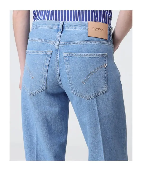 DONDUP Jacklyn Straight Leg Jeans - Blue