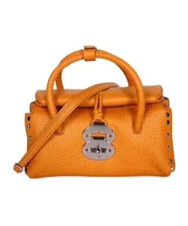 ZANELLATO Grainy Shoulder Bag - Orange
