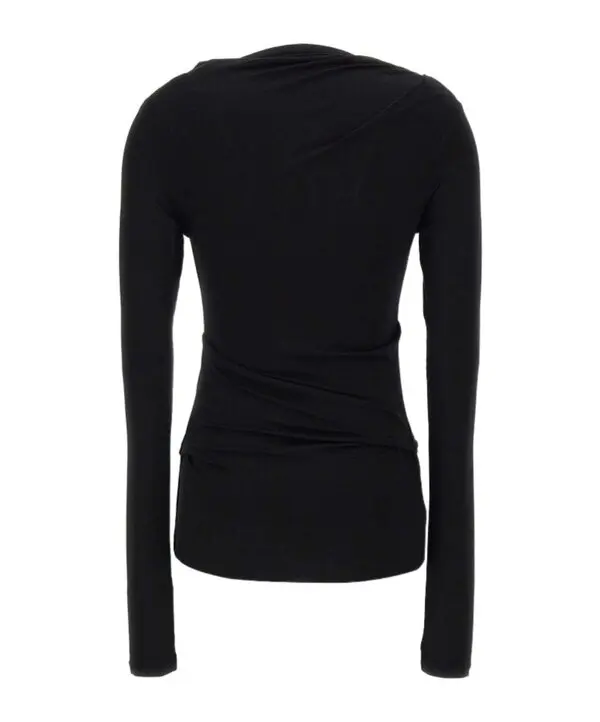ENTIRE STUDIOS Draped Long Sleeve Knit Top