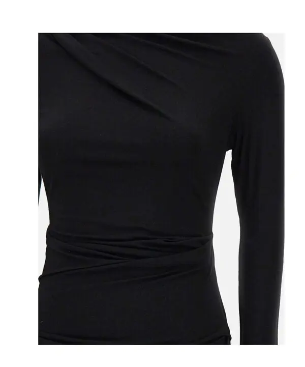 ENTIRE STUDIOS Draped Long Sleeve Knit Top