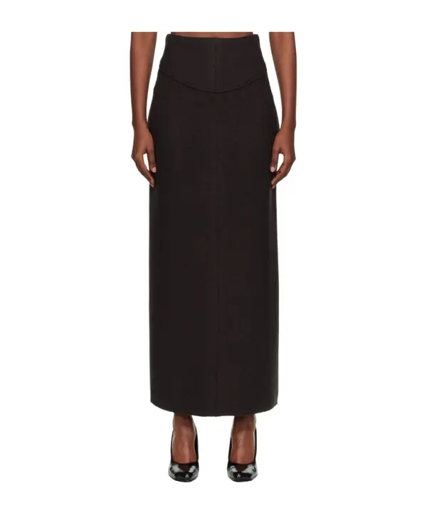 LANVIN Melden Wool Midi Skirt