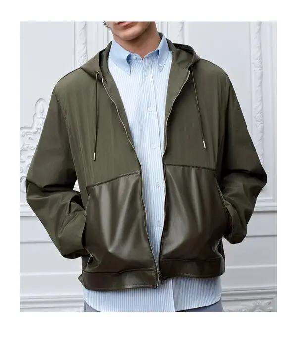 Dior Panelled Zip-up Hooded Jacket