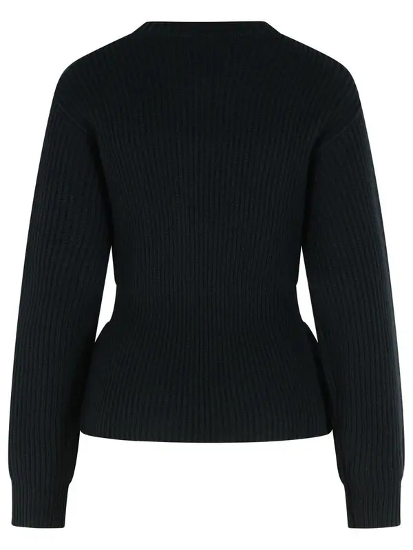 LISA YANG Miriella Ribbed Knit Sweater