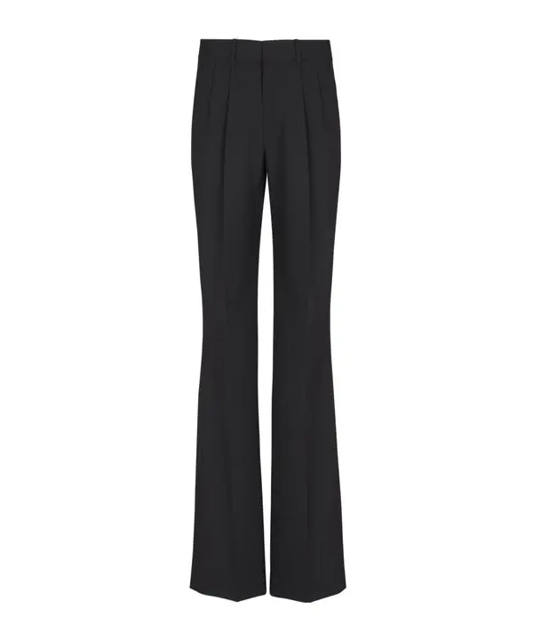 Balmain Straight-leg Trousers - Black
