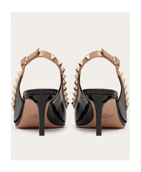 Valentino Garavani Rockstud Bow Pointed Toe Pumps