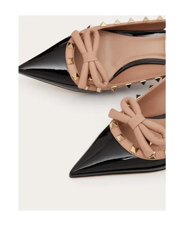 Valentino Garavani Rockstud Bow Pointed Toe Pumps