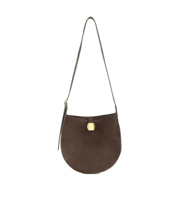 Officine Générale Flap Shoulder Bag - Chocolate