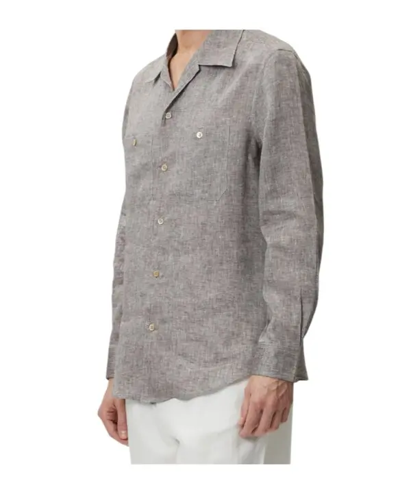 Brunello Cucinelli Mélange-effect Button-up Shirt