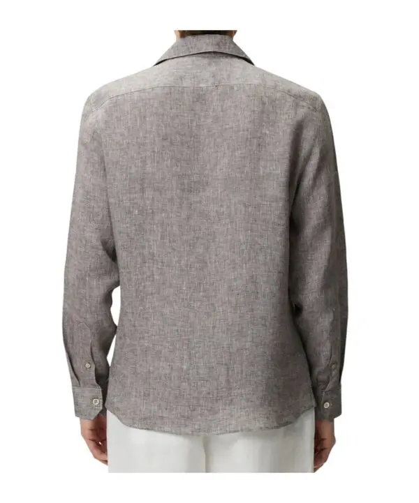 Brunello Cucinelli Mélange-effect Button-up Shirt