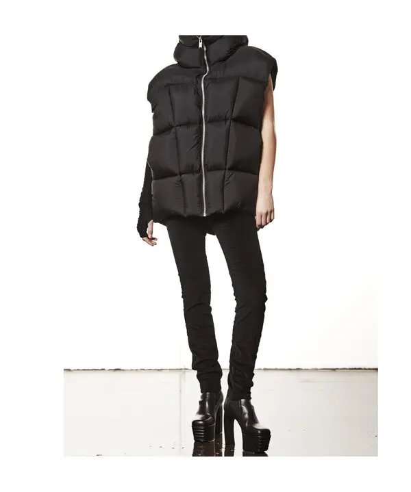 THOM KROM Quilted Hooded Vest
