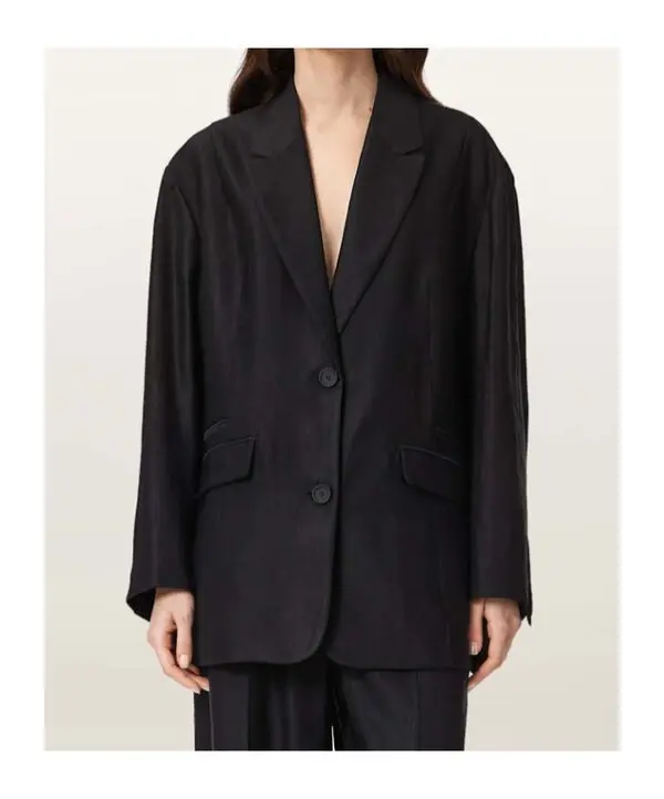 ALLSAINTS Charley Oversized Single Breasted Blazer