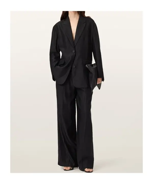 ALLSAINTS Charley Oversized Single Breasted Blazer