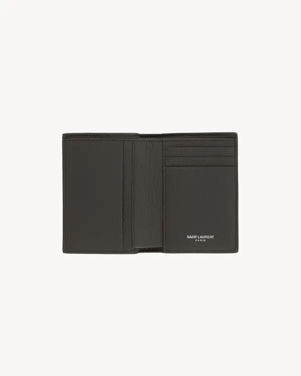 Saint Laurent Tiny Cassandre Credit Card Wallet