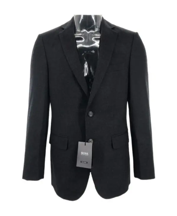 Hugo Boss Lapel Suit Coat - Black