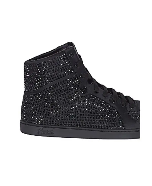 Gucci Embellished High Top Sneakers