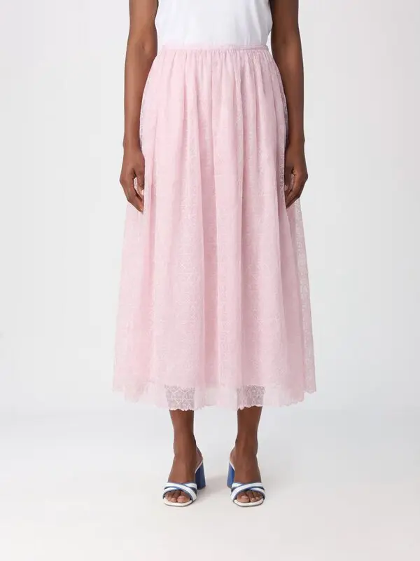 Cecilie Bahnsen Embroidered Midi Skirt