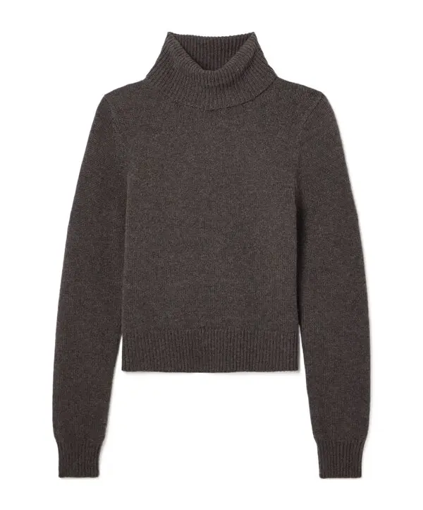 NILI LOTAN Hollyn Crop Turtleneck Sweater