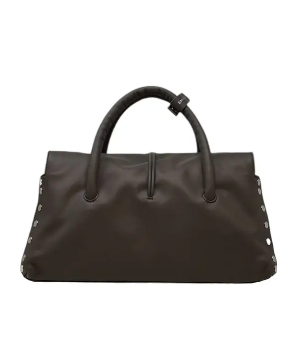 ZANELLATO Logo Shoulder Bag - Black