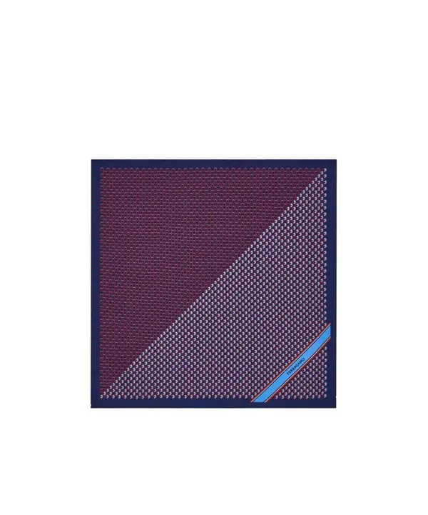 FERRAGAMO Pegasus Pattern Pocket Handkerchief - Red