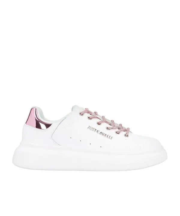 Just Cavalli Embellished Low-top Sneakers - White