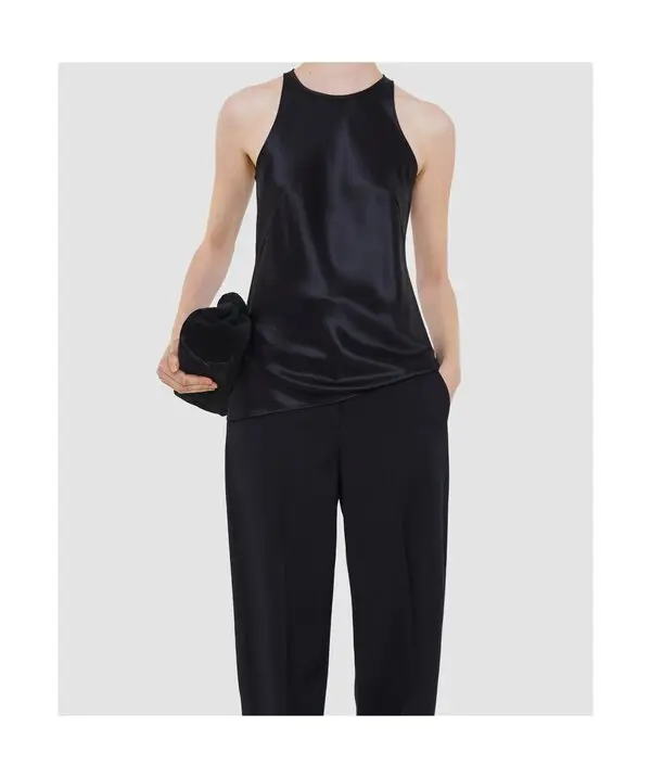 JOSEPH Ritz Sleeveless Top - Black