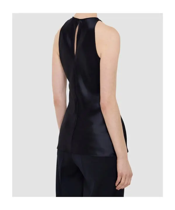 JOSEPH Ritz Sleeveless Top - Black