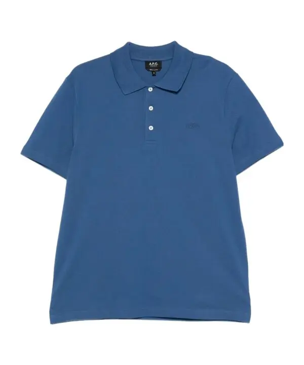 A.p.c. Logo-embroidered Polo Shirt