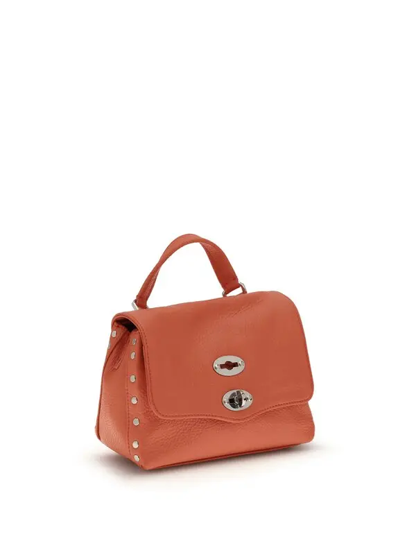 ZANELLATO Postina Twist-lock Baby Top Handle Bag With Studs - Red