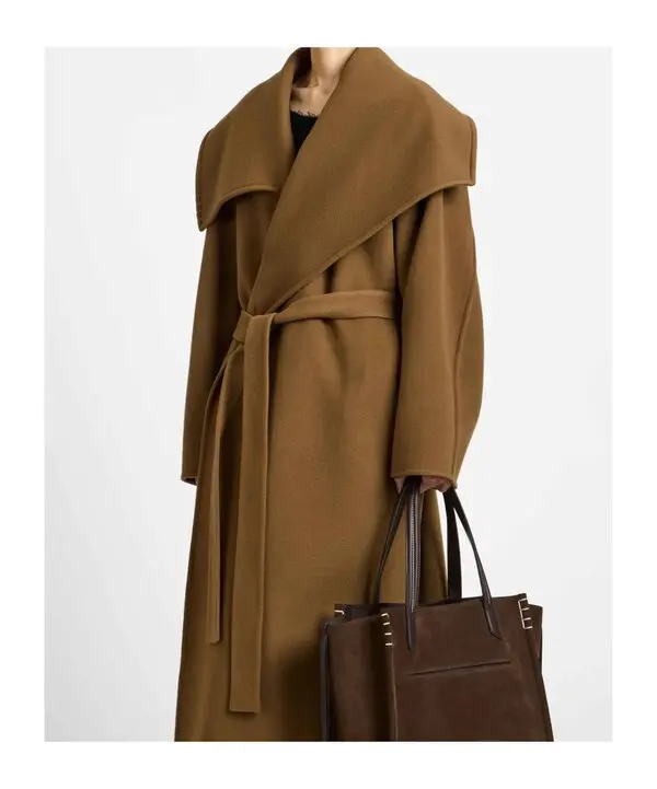 J.W.ANDERSON Long Wrap Coat - Cumin