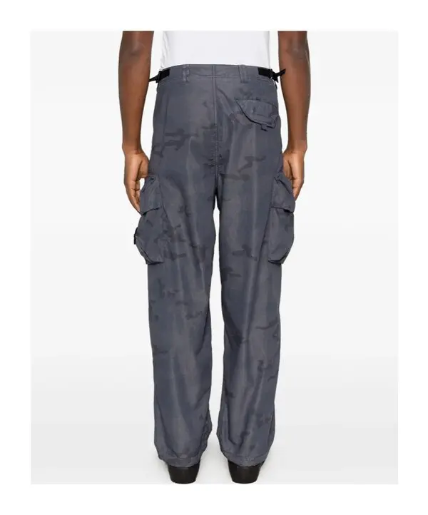 Stone Island Logo Patch Cargo Trousers