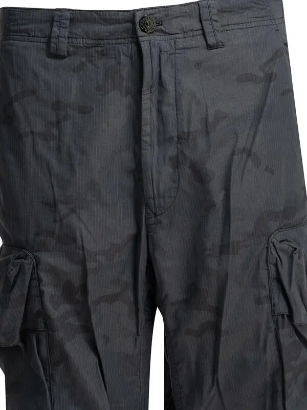 Stone Island Logo Patch Cargo Trousers