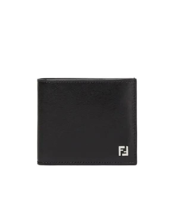 Fendi Squared Ff Bi-fold Wallet - Black