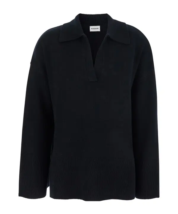 P.a.r.o.s.h Relaxed Knitted Polo Sweater